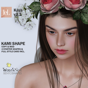 Second Life Marketplace - { wren's nest } Kami DEMO Shape for LeLutka ...