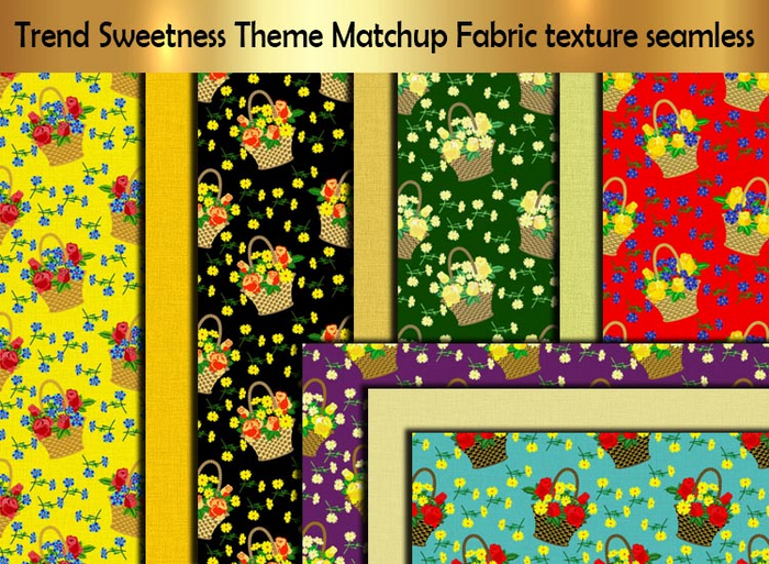 Second Life Marketplace - Trend Sweetness Theme Matchup Fabric texture ...