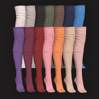 Second Life Marketplace - -XTC- Juliette Heels & Socks [18 Colours]