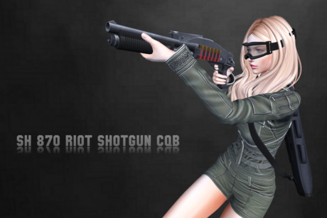 Second Life Marketplace - SH 870 Riot Shotgun CQB rev2