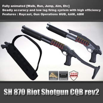 Second Life Marketplace - SH 870 Riot Shotgun CQB rev2