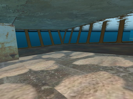 Second Life Marketplace - aircraft carrier island v2.0