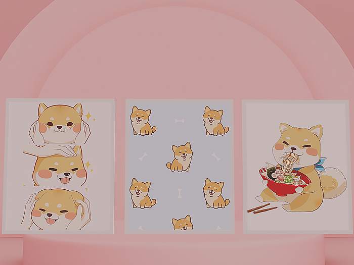 Second Life Marketplace - Kawaii Shiba Inu Art
