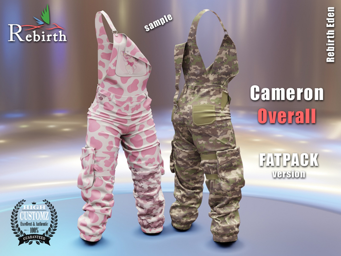 Second Life Marketplace - Cameron mixed Overall for REBIRTH Eden body ...