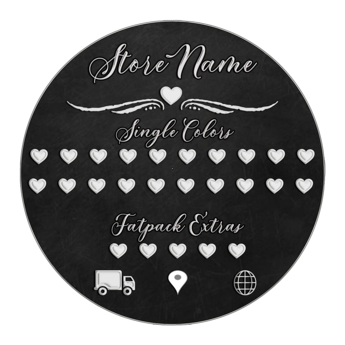 Second Life Marketplace - [mm] dark moon texture hud layout [wear to ...