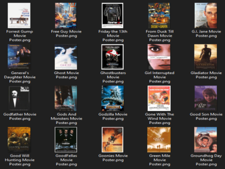 Second Life Marketplace - Movie Posters Set #6 "BOXED"