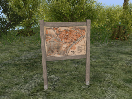 Second Life Marketplace - [DEDO] Wooden Notice Board - S