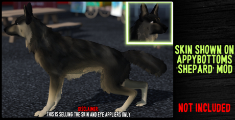 Second Life Marketplace - {WD} GSD DARK OAK :: TWI WOLF TEXTURE