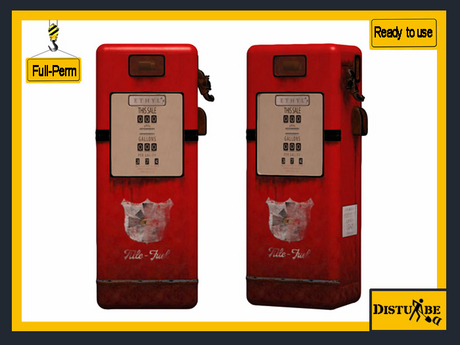 Second Life Marketplace - ::DisturbeD:: Ethyl Gas Retro Pump - FULL ...