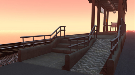 Second Life Marketplace - [MRS]Train station set