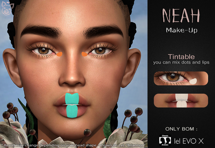 Second Life Marketplace - Mad' - Neah Make-up [BOM Tattoo]