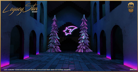 Second Life Marketplace - Legacy Star Backdrop - The Bearded Guy