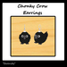 Second Life Marketplace - "Serenity" Chonky Crow Earrings
