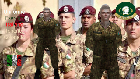 Second Life Marketplace - ESERCITO ITALIANO CAMO - TENENTE COLONELLO