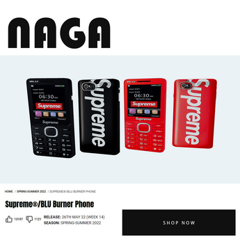 Second Life Marketplace - {NAGA}Sup Blu Burner Phone
