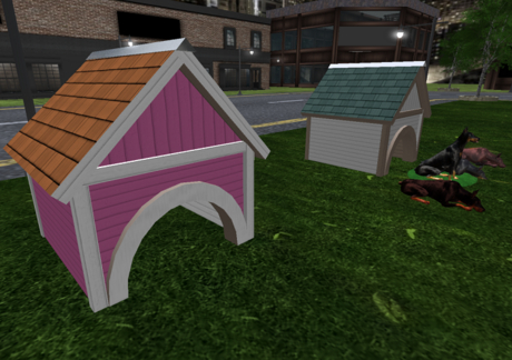 Second Life Marketplace - Full Perm Mesh Dog House Textures Included