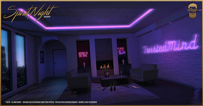 Second Life Marketplace - Spirit Night Backdrop - The Bearded Guy