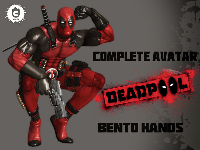 Second Life Marketplace - :: UCM :: Deadpool - Avatar ( Bento Hands )