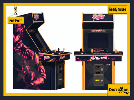 Second Life Marketplace - ::DisturbeD:: Dive Bar - Arcade Cabinet 2 ...