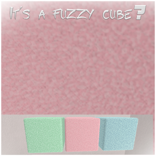 Second Life Marketplace - Fuzzy cube? (Full Perm)