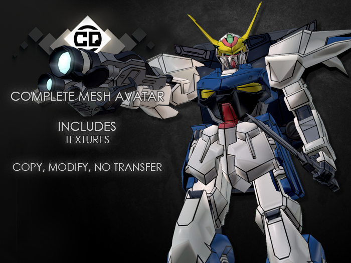 Second Life Marketplace - .:CQ:. Gundam Astray Out Frame Avatar