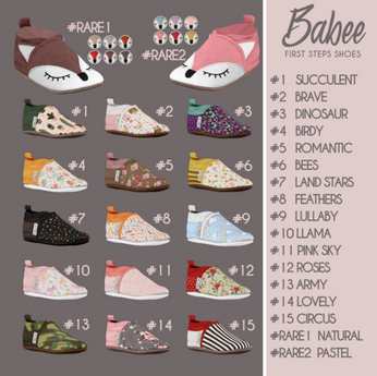 Second Life Marketplace - .Tippy.Tap. Babee FirstSteps Shoes - #RARE2 ...