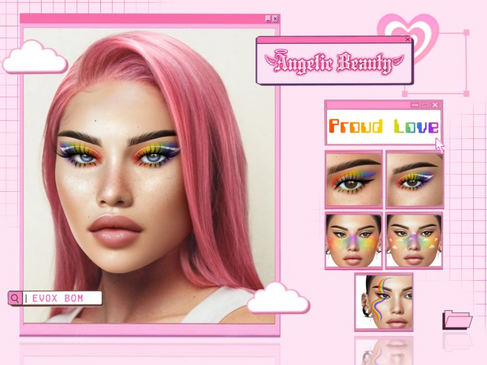 Second Life Marketplace - ANGELIC BEAUTY - Proud Love Makeup