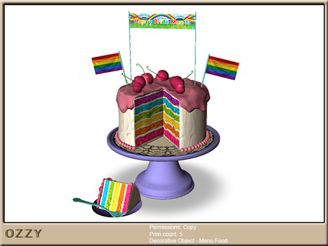 Second Life Marketplace - *$OZZY$* Cake Happy Pride