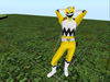 Second Life Marketplace - power rangers lost galaxy yellow ranger avatar