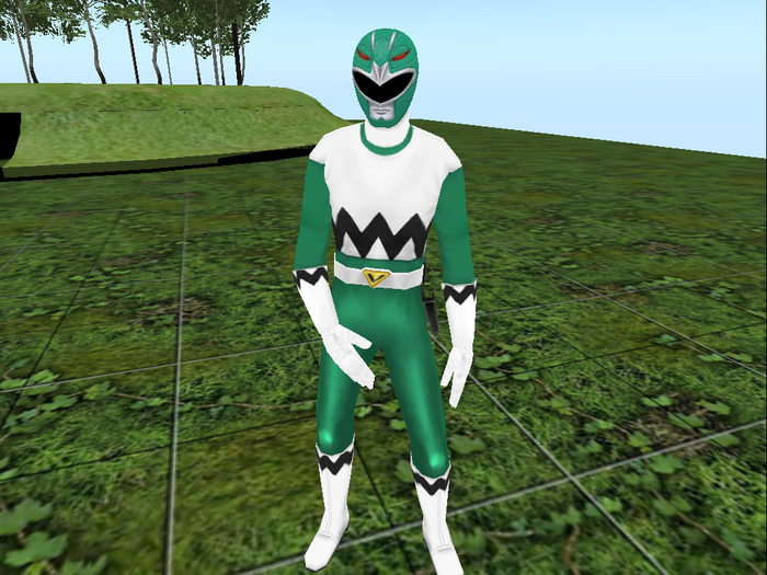 Second Life Marketplace - power rangers lost galaxy green ranger avatar