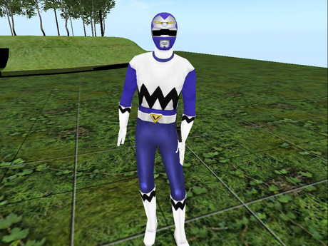 Second Life Marketplace - power rangers lost galaxy blue ranger avatar
