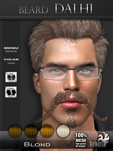 Second Life Marketplace - [//REBIRTH/]-BEARD_dalhi-Blond
