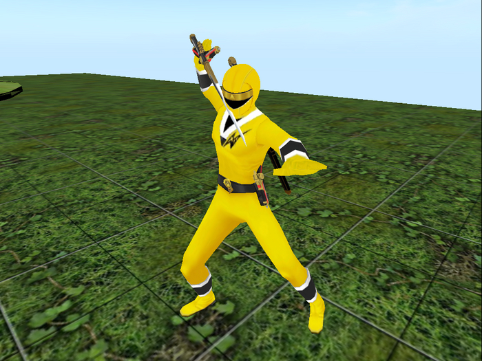 Second Life Marketplace - power rangers Aliens Yellow alien aquitar ...