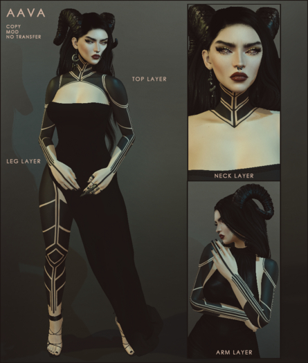 Second Life Marketplace - +Nuuna+ Aava tattoo EVOX