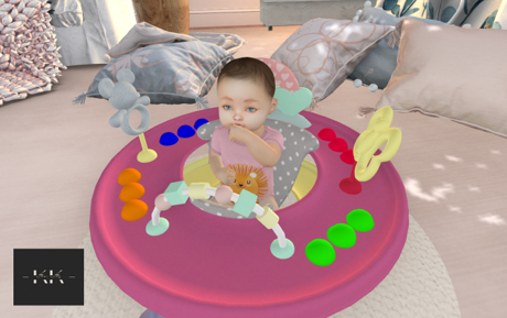 Second Life Marketplace - {KK} Zooby Animesh ~ Baby & Newborn Play Seat