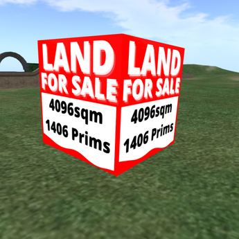 Second Life Marketplace - Land For Sale Rotating For Sale Sign - 6 Pack ...