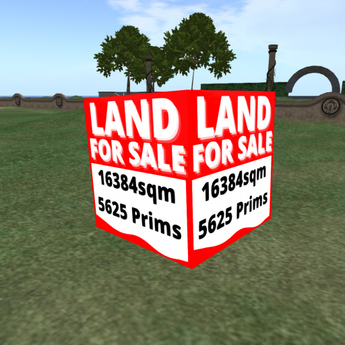 Second Life Marketplace - Land For Sale Rotating For Sale Sign - 6 Pack ...