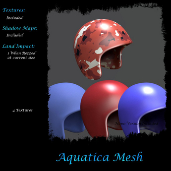 Second Life Marketplace - Aquatica Mesh - AM025339 Helmet