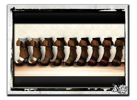 Second Life Marketplace - { Art Decade } Embry Heels - Tan