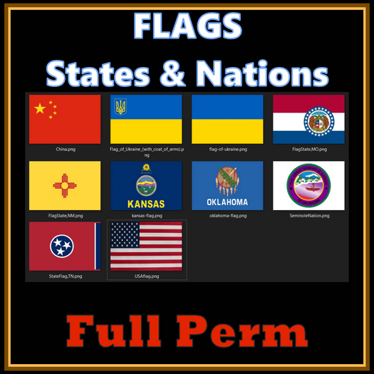 Second Life Marketplace - FP Flags States & Nations .v1