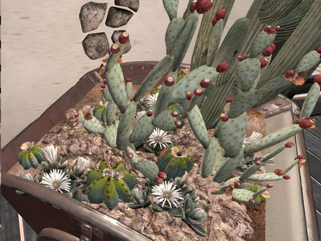 Second Life Marketplace - EPITOME of Design Minecart Planter
