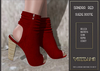 Second Life Marketplace - FANTASTIC BOOTIE MESH MOD. SANDRA RED CREATED ...