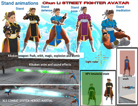 Second Life Marketplace - Chun li Street Fighter Avatar