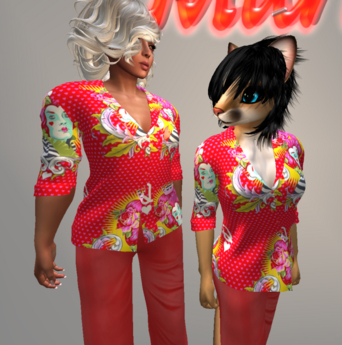 Second Life Marketplace - Marvelous Womens PJ - Wonderland