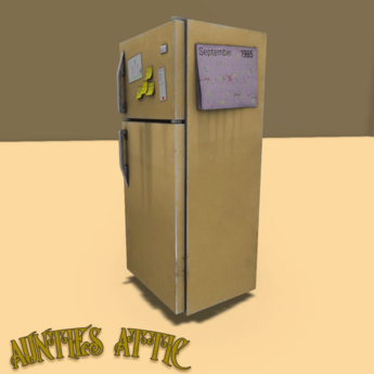 Second Life Marketplace - ATTIC - 1980s Fridge