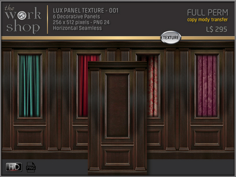 Second Life Marketplace - LUX PANEL TEXTURE - 001