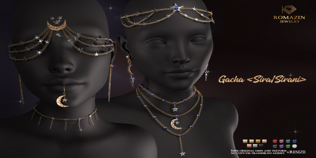 Second Life Marketplace - Romazin - Lip piercing blue