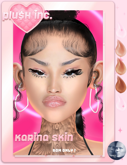 Second Life Marketplace - P.inc - Karina skin Butterscotch genus
