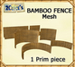 Second Life Marketplace - VT BAMBOO PACK FENCE MESH