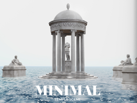 Second Life Marketplace - MINIMAL - Temple Scene